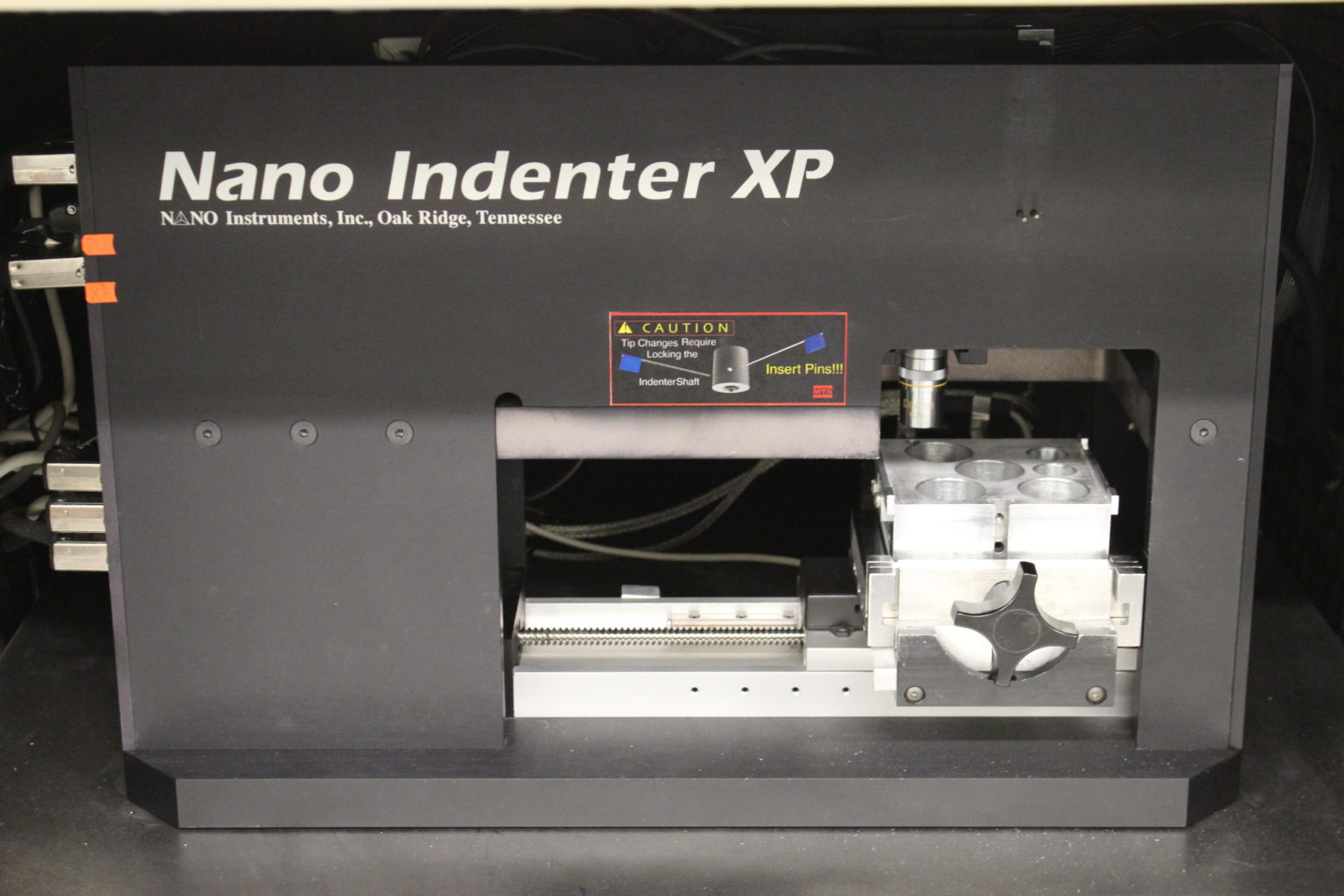 Nanoindenter - Agilent XP - Lehrstuhl für Allgemeine Werkstoffeigenschaften